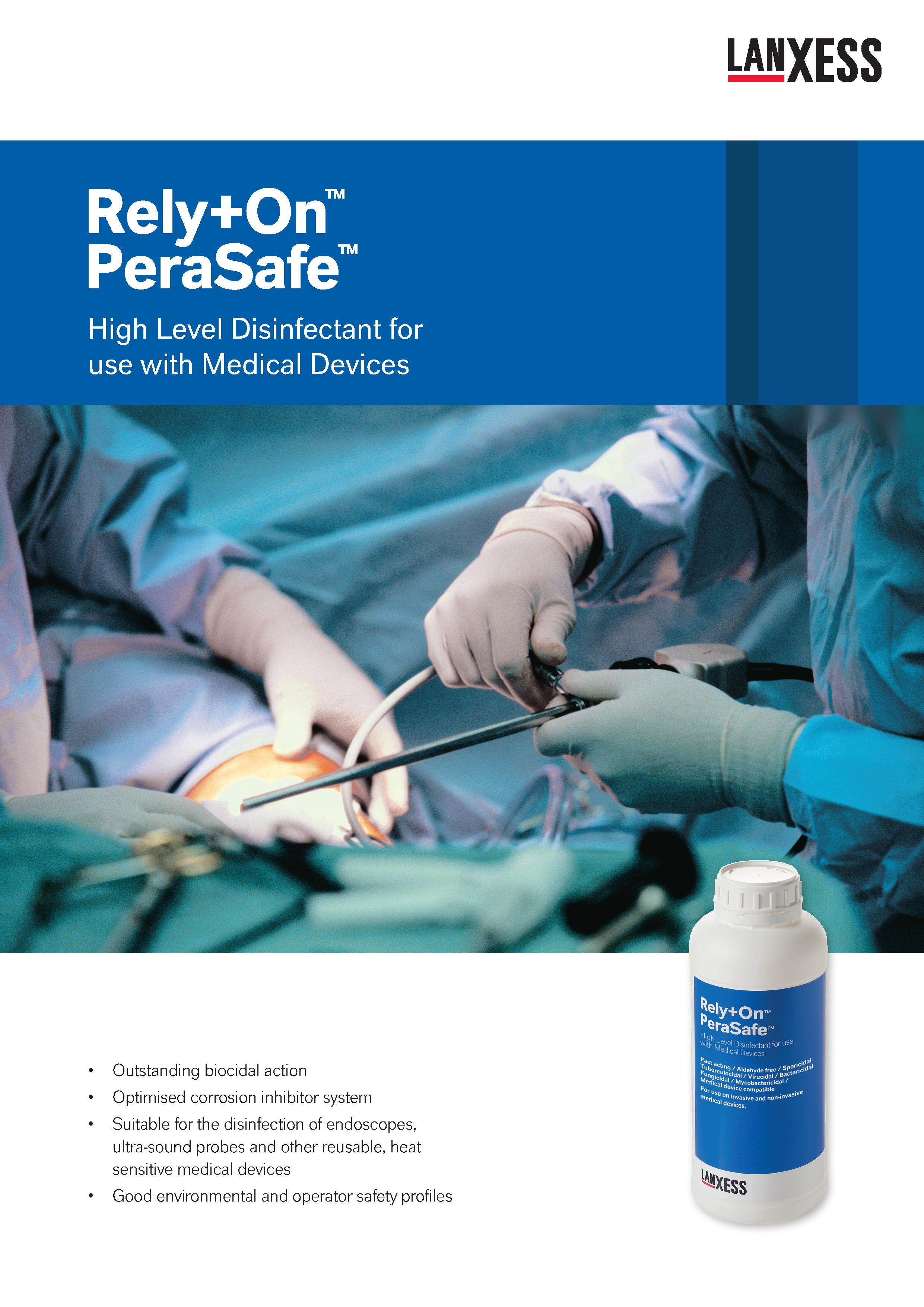 Day Impex™ Rely+On® PeraSafe® High Level Medical Disinfectant