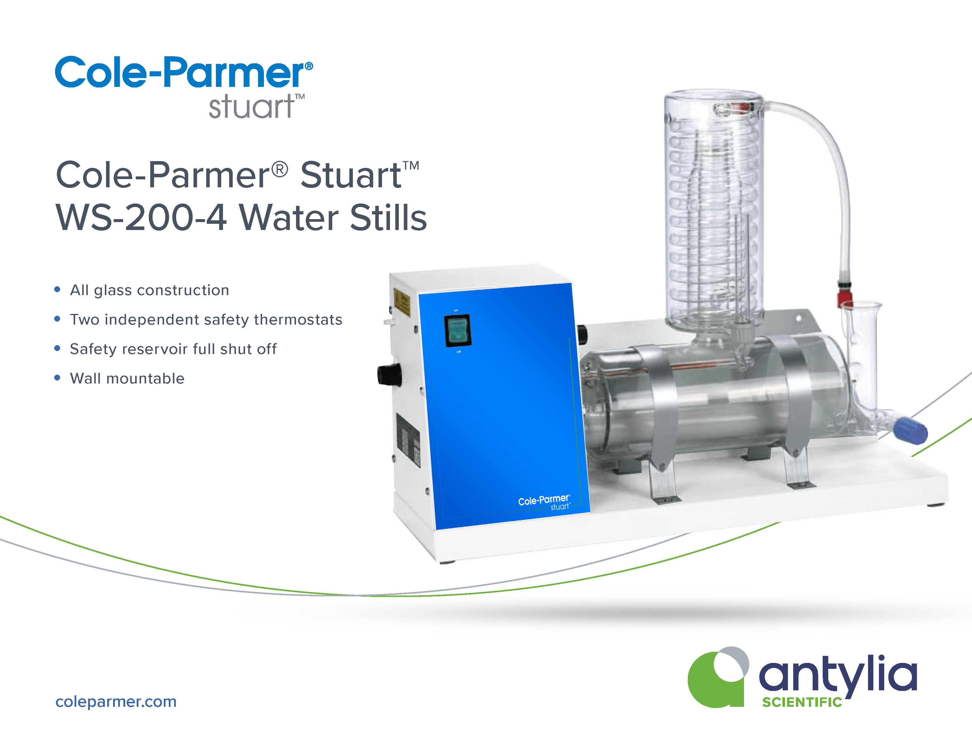 Cole-Parmer® Water Stills, Distilled | In Stock