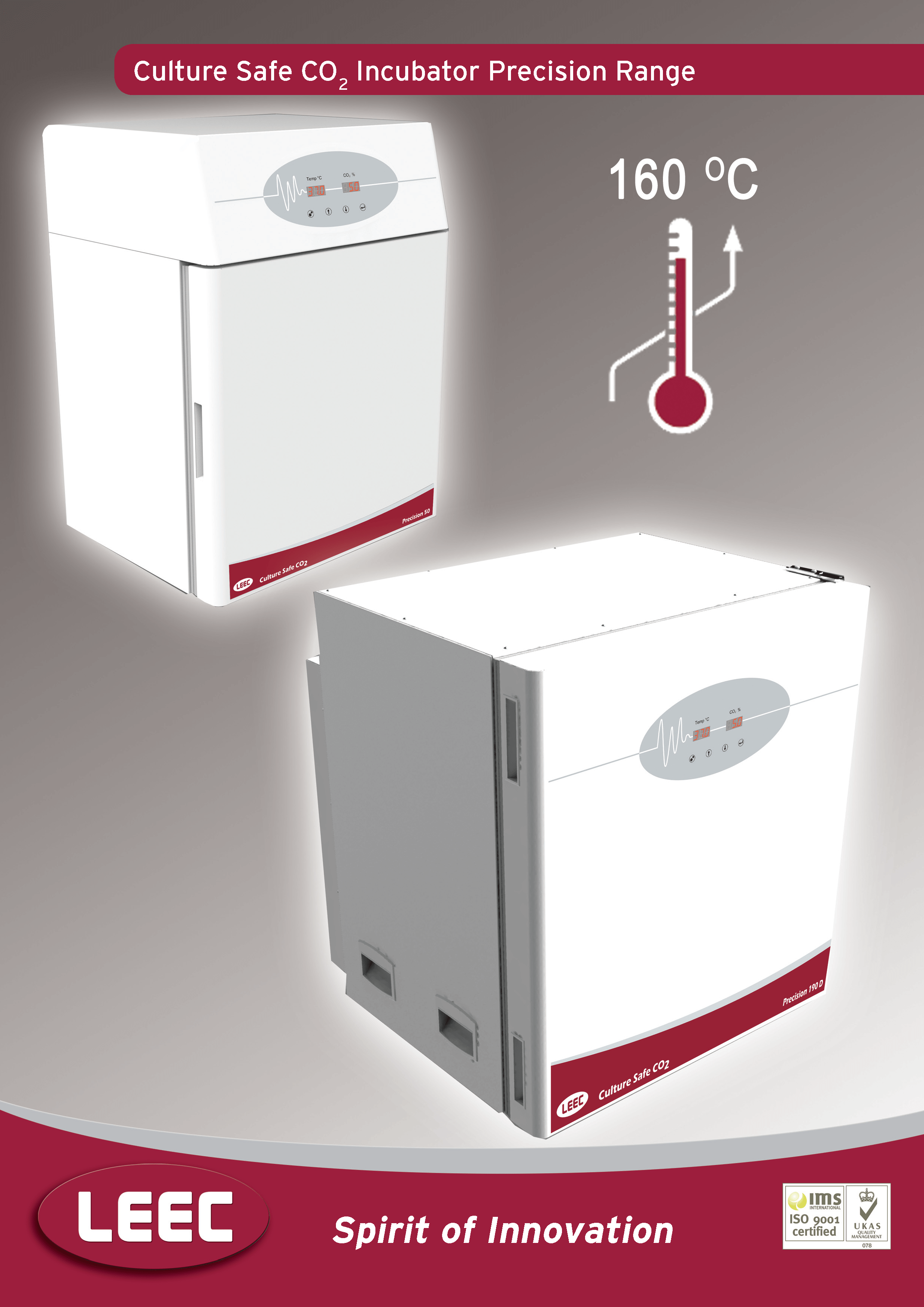 LEEC Culture Safe Precision CO₂ Incubators | In Stock