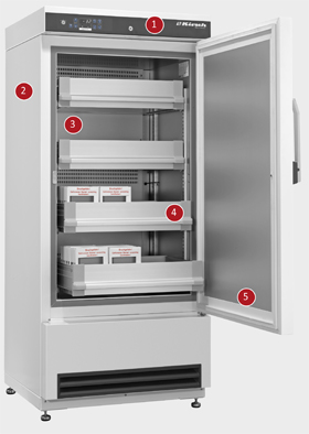 Kirsch Medical BL-330 Blood Plasma Freezers , 300 Litres Capacity, 50Kg ...