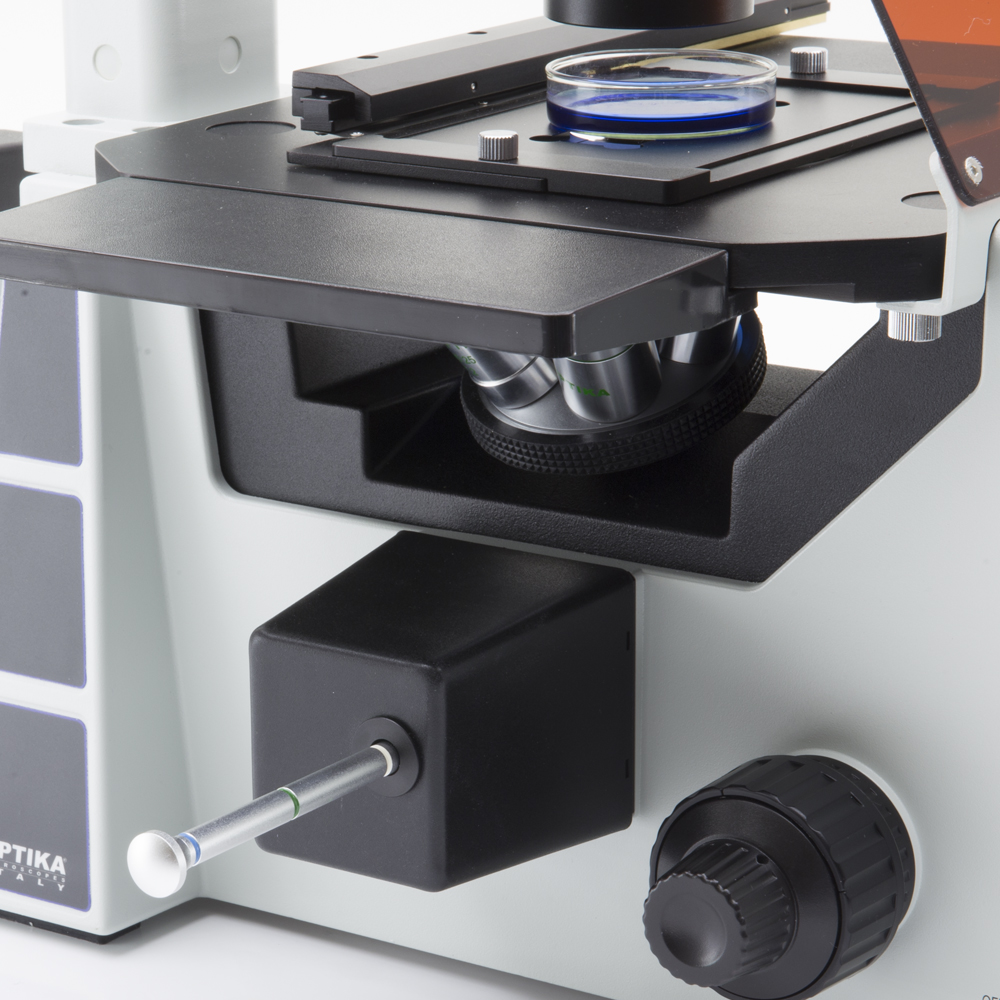 Optika B-383LD Trinocular LED Fluorescence Microscope, 1000x, IOS PLAN ...