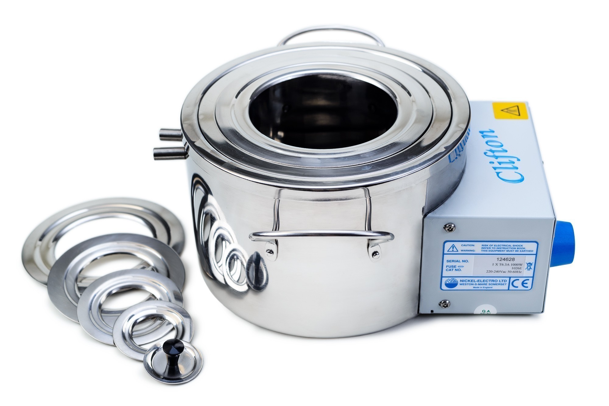 Nickel Electro Clifton 1000 Series Round Boiling Baths