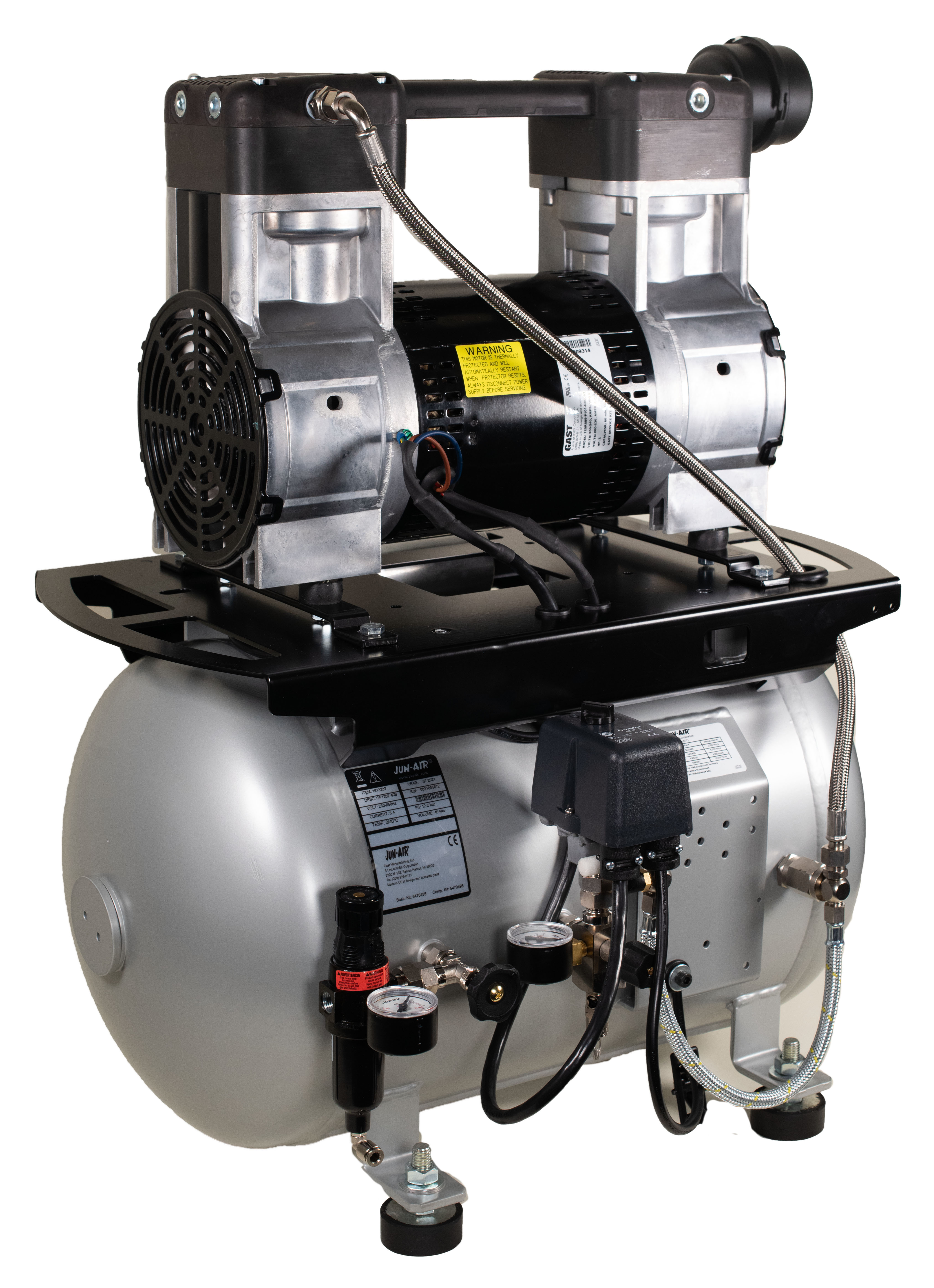 Jun Air Basic Oil Less Free Piston Series Compressor Systems