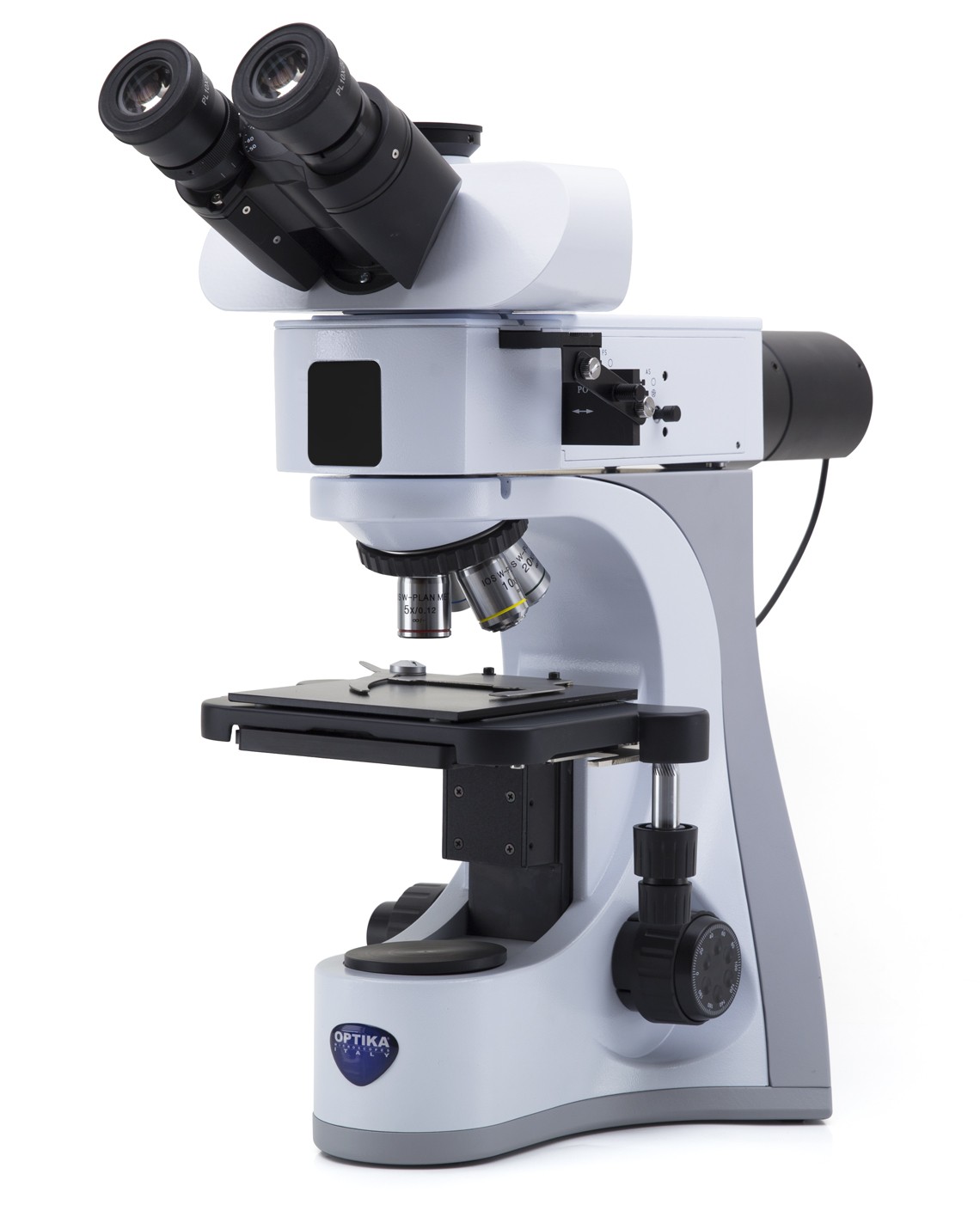 Optika B-510MET Trinocular Metallurgical Microscope, 500x, IOS PLAN MET ...