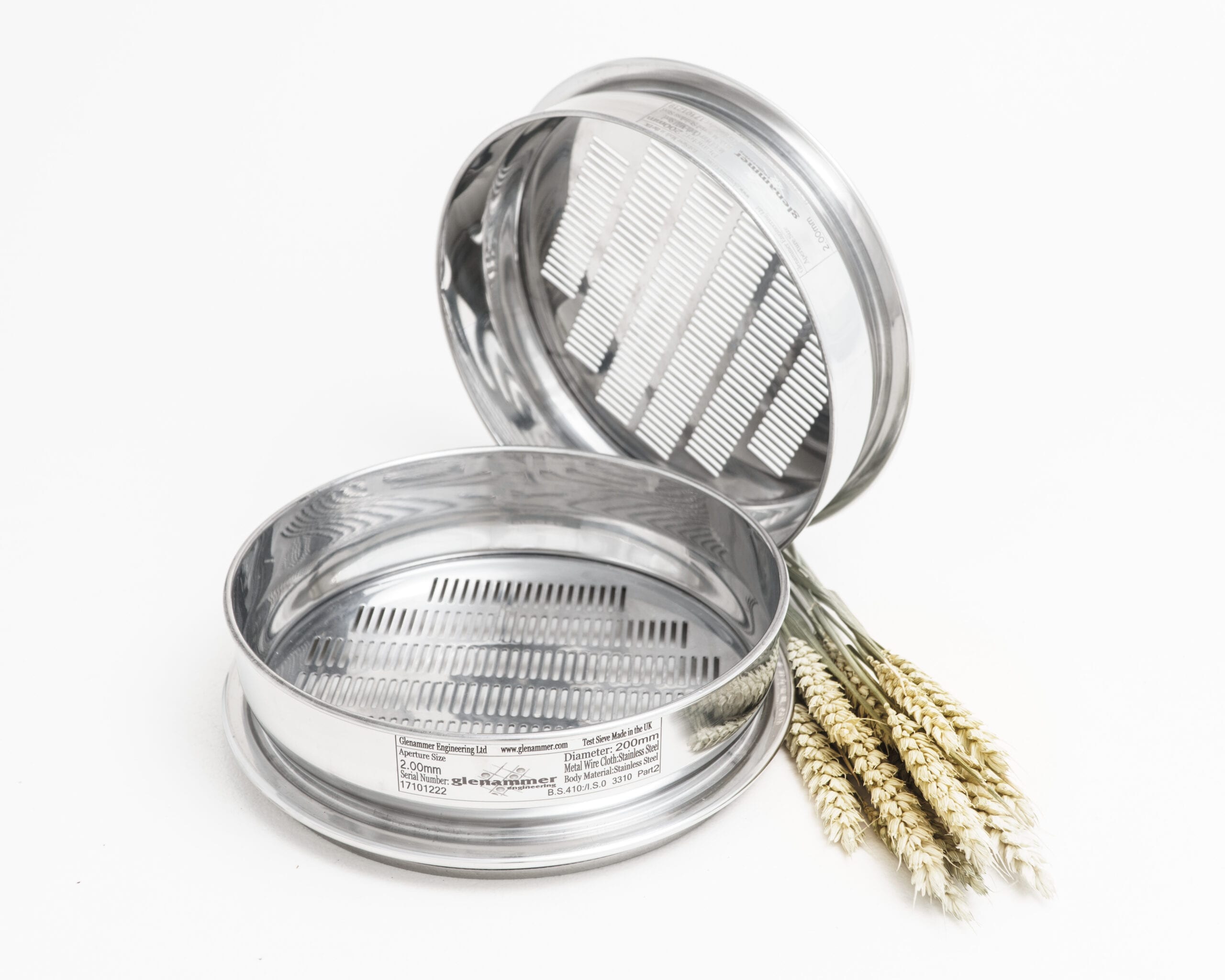 Glenammer Stainless Steel Grain Sieves for Grain, Cereals & Tobaccos ...