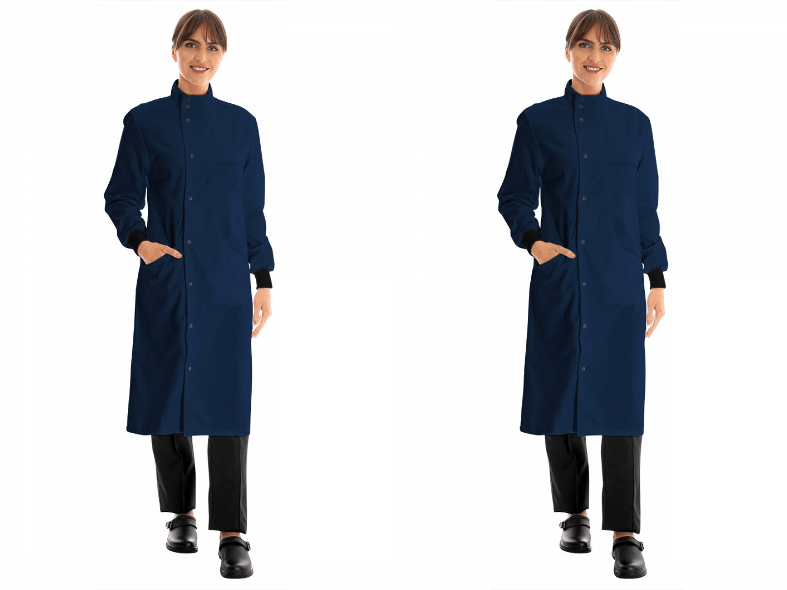 Howie Unisex Laboratory Science Coat, Regular, Navy | In Stock