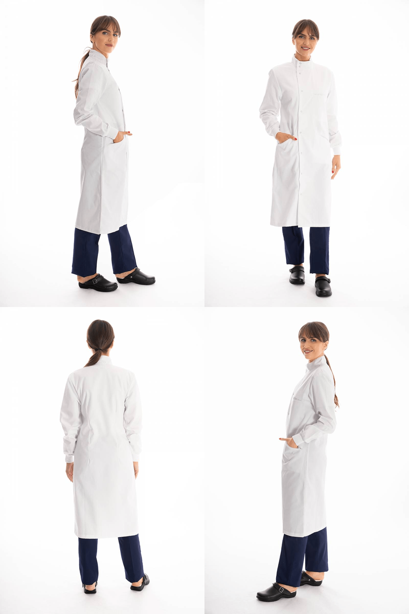 Howie Unisex White Laboratory Science Coat | In Stock