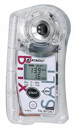 Atago PAL-BX|SALT Pocket Salt (Salinity) and Brix (Sugar Content ...