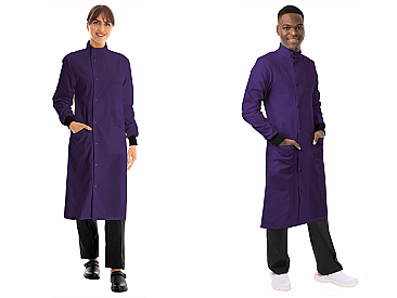 Howie Unisex Laboratory Science Coat, Regular, Purple