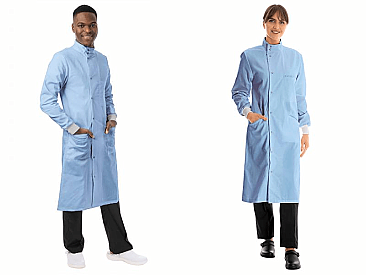 Howie Unisex Laboratory Science Coat, Regular, Sky Blue | In Stock